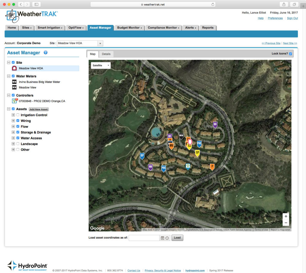 WeatherTRAKCentral Cloud-Based Irrigation Control | HydroPoint